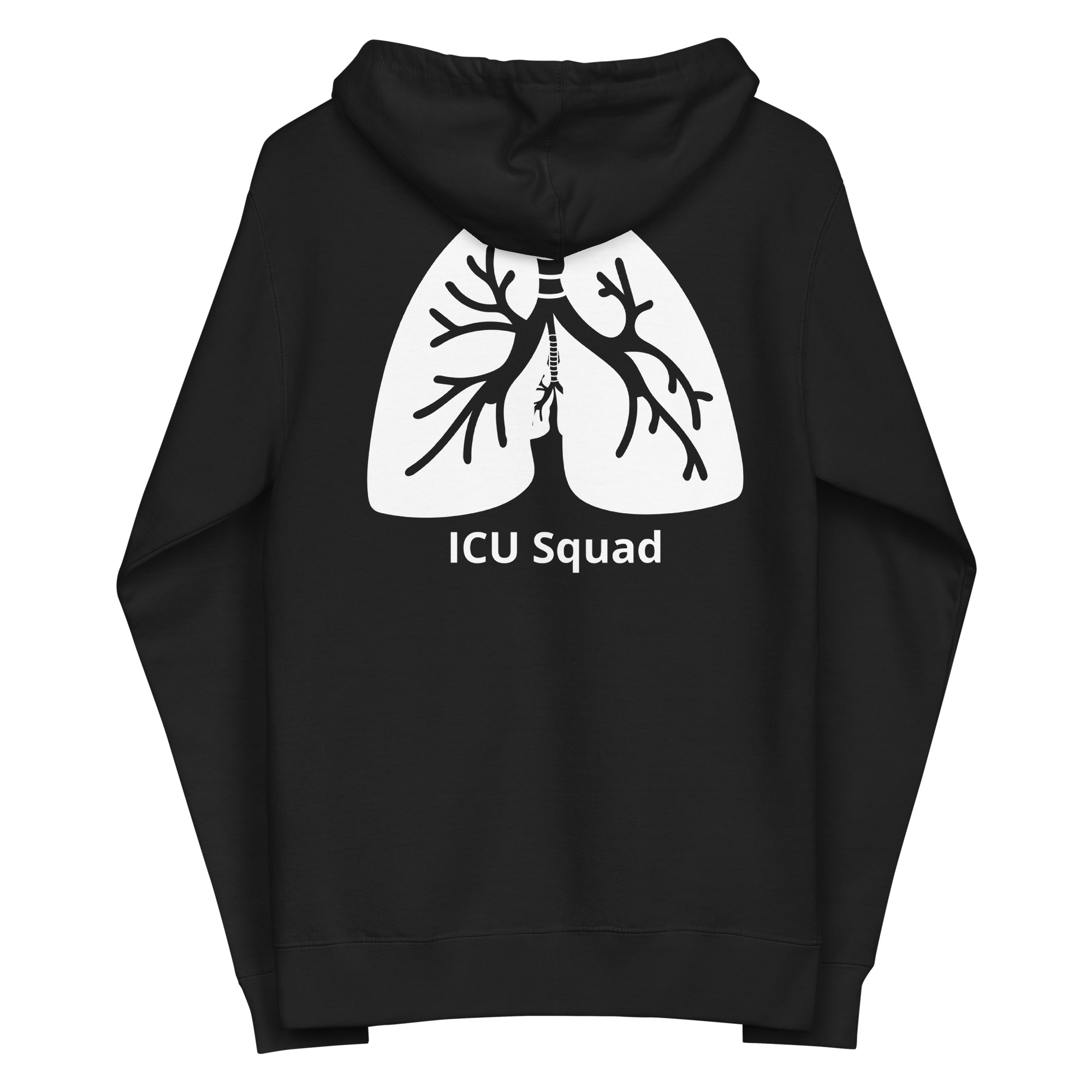 ICU Squad Unisex fleece zip up hoodie | Association of Pulmonary ...