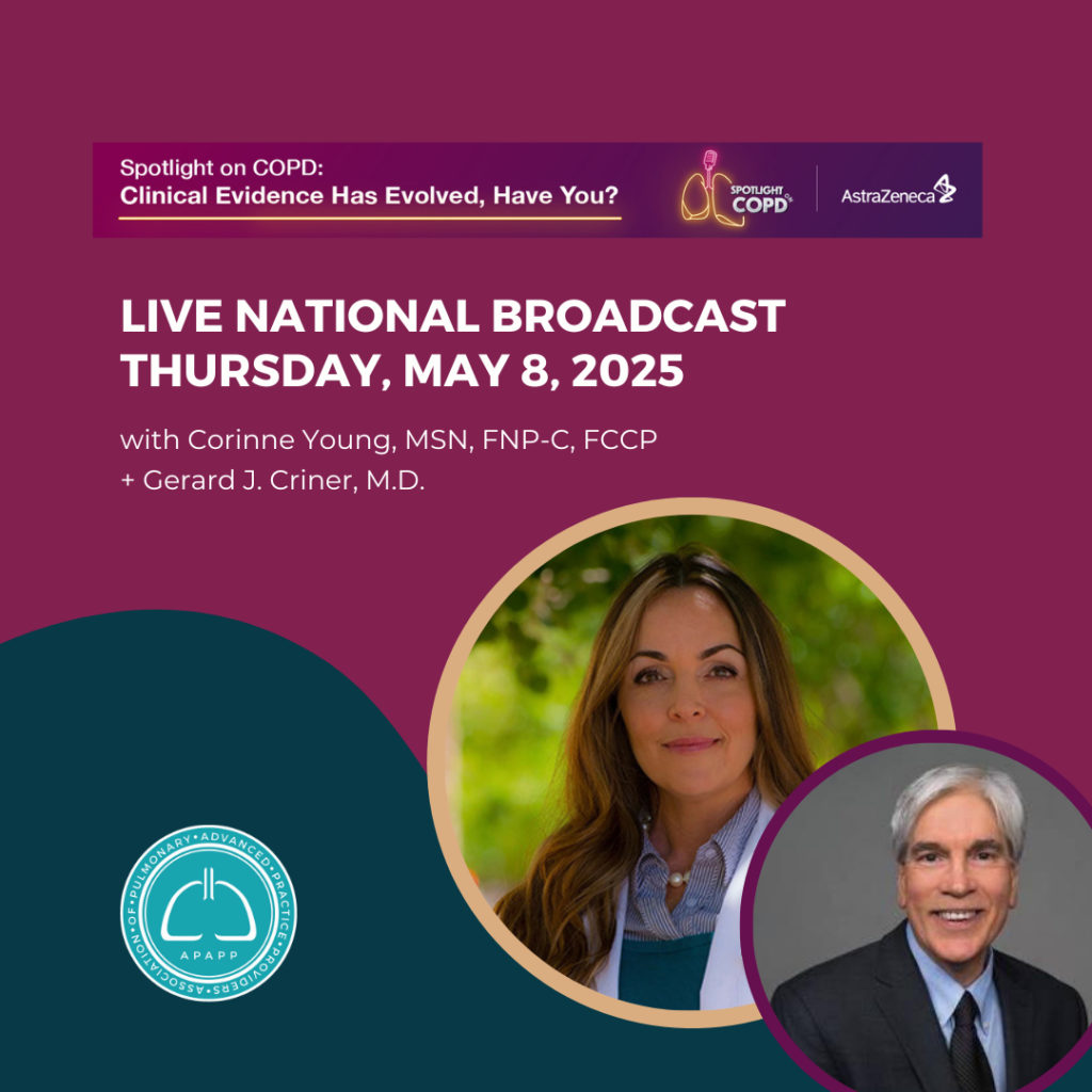 Live National Broadcast "Spotlight on COPD: Clinical Evidence Has ...