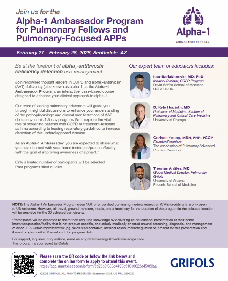 2026 Alpha-1 Ambassador Program Applications | Association of Pulmonary ...